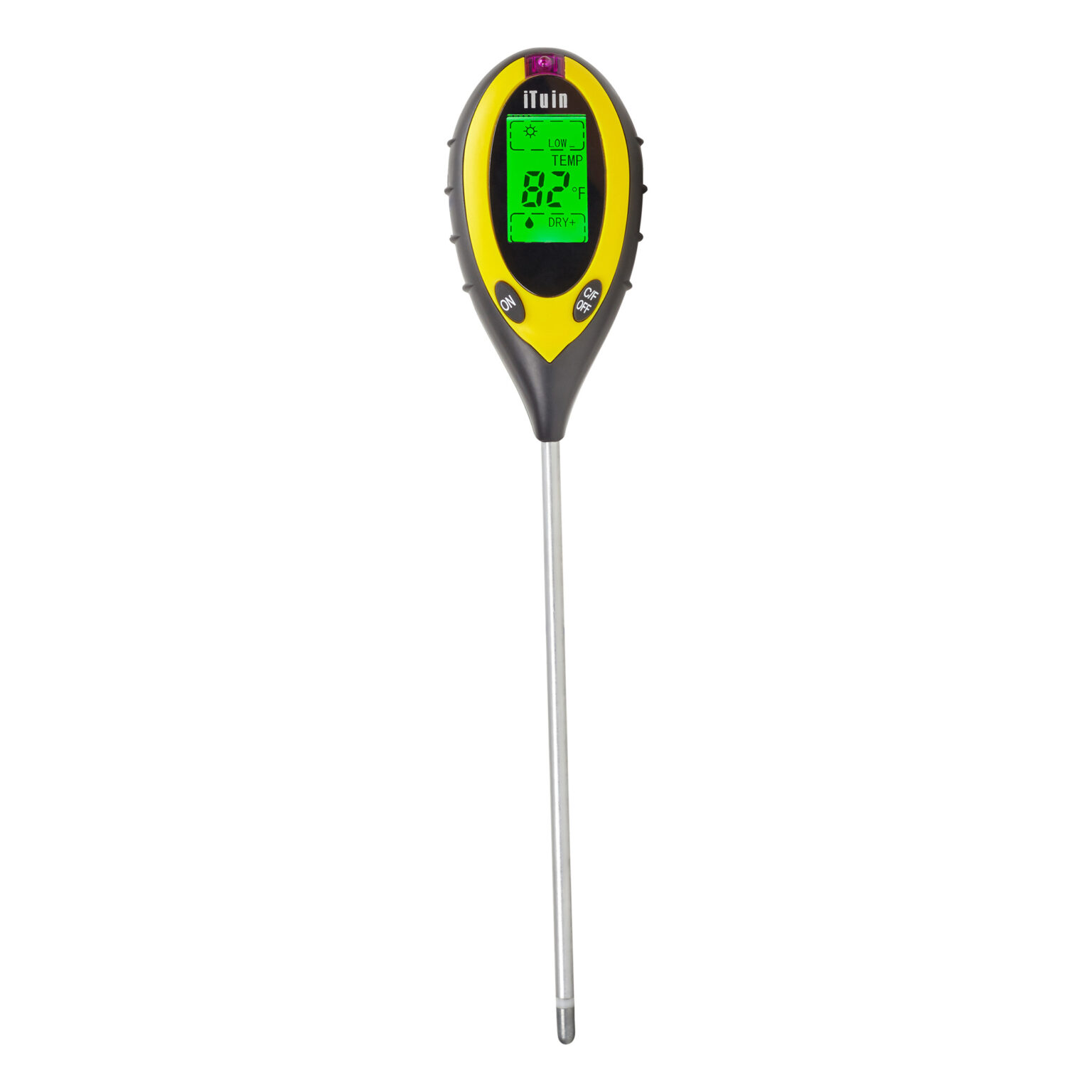 PlantCareKit: measures pH, temp., moisture, light and nutrients