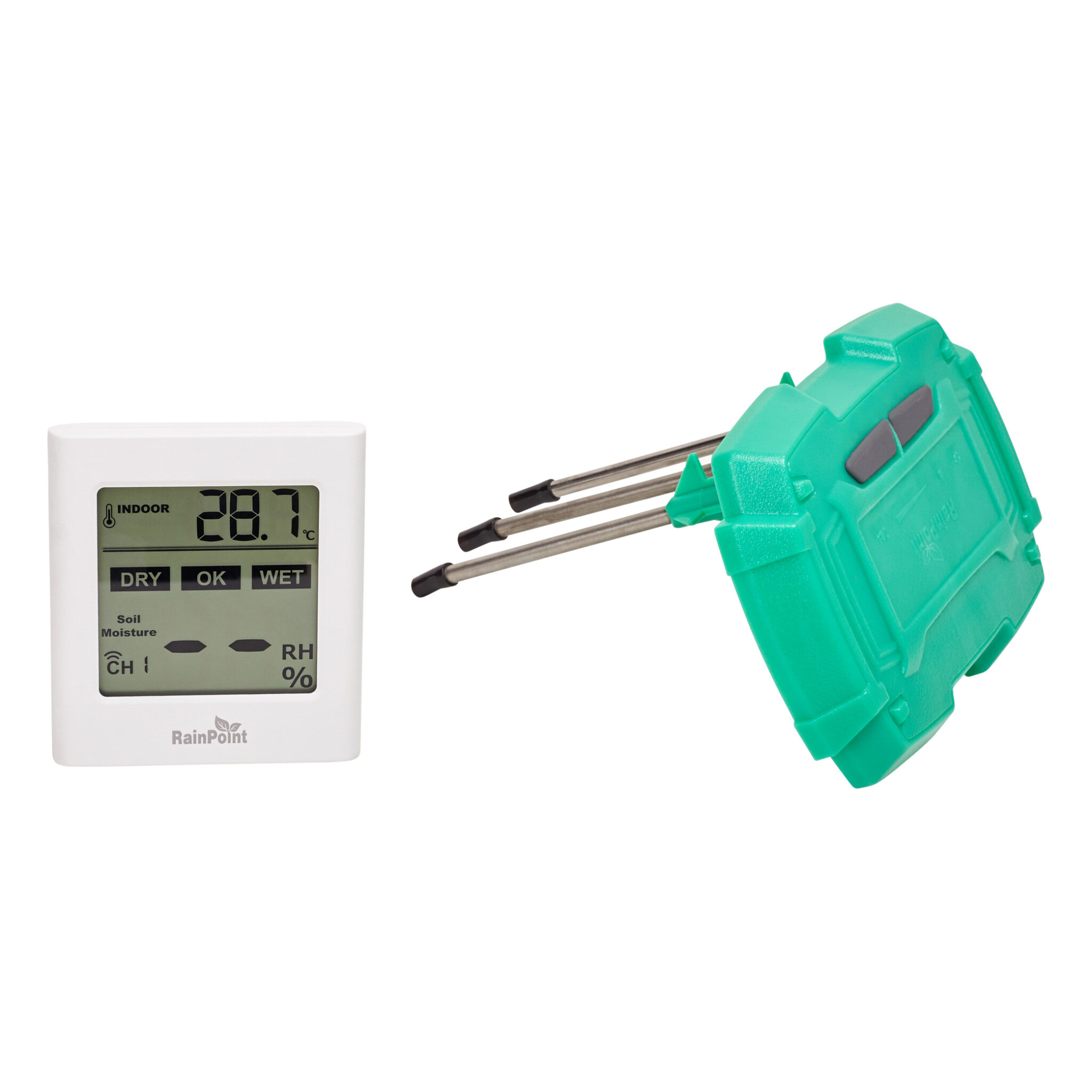Wireless soil moisture monitor with sensor - Plant Care Tools