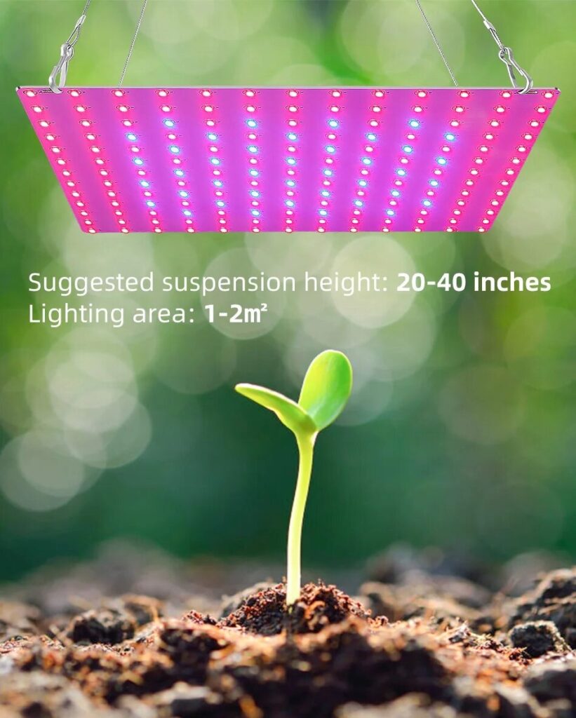 Grow light with 164 X LED - Plant Care Tools