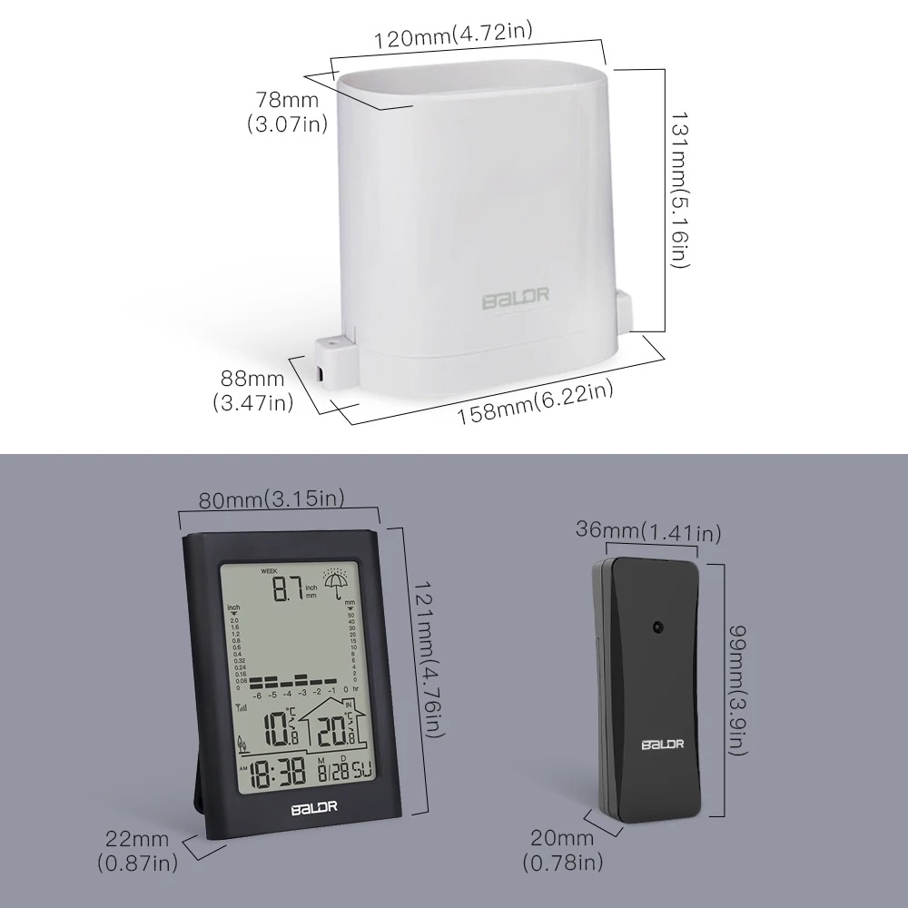 Wireless Rain Gauge - Plant Care Tools