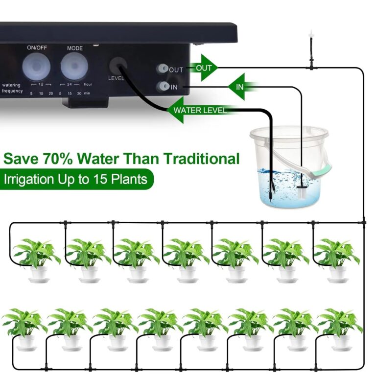 Solar-powered automatic irrigation system for 10 potted plants - Plant ...