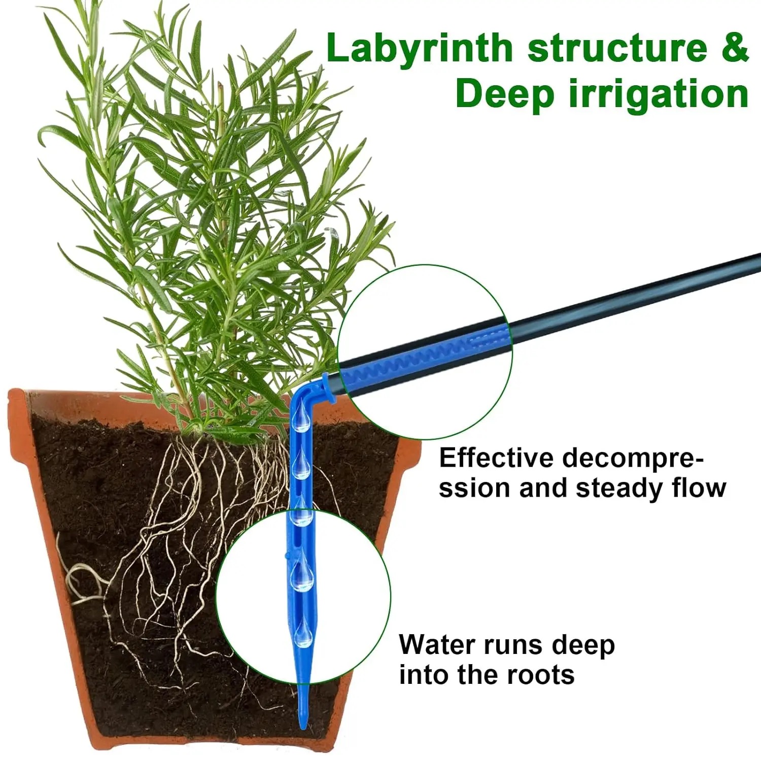 Solar-powered automatic irrigation system for 10 potted plants - Plant ...