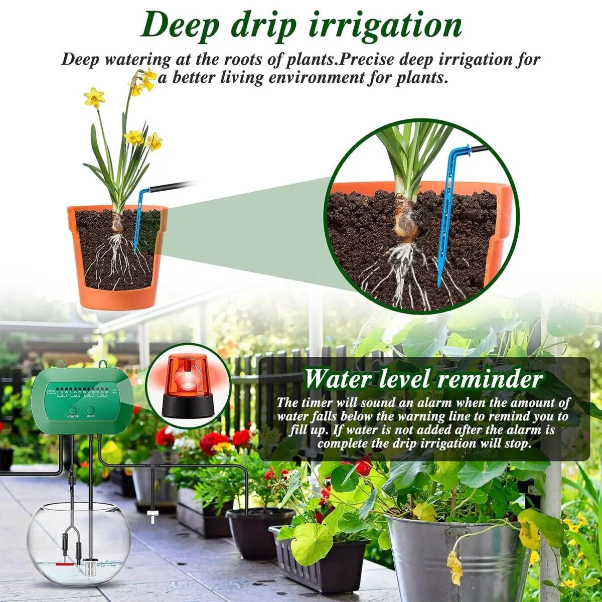 Solar-powered automatic irrigation system for 30 potted plants - Plant ...