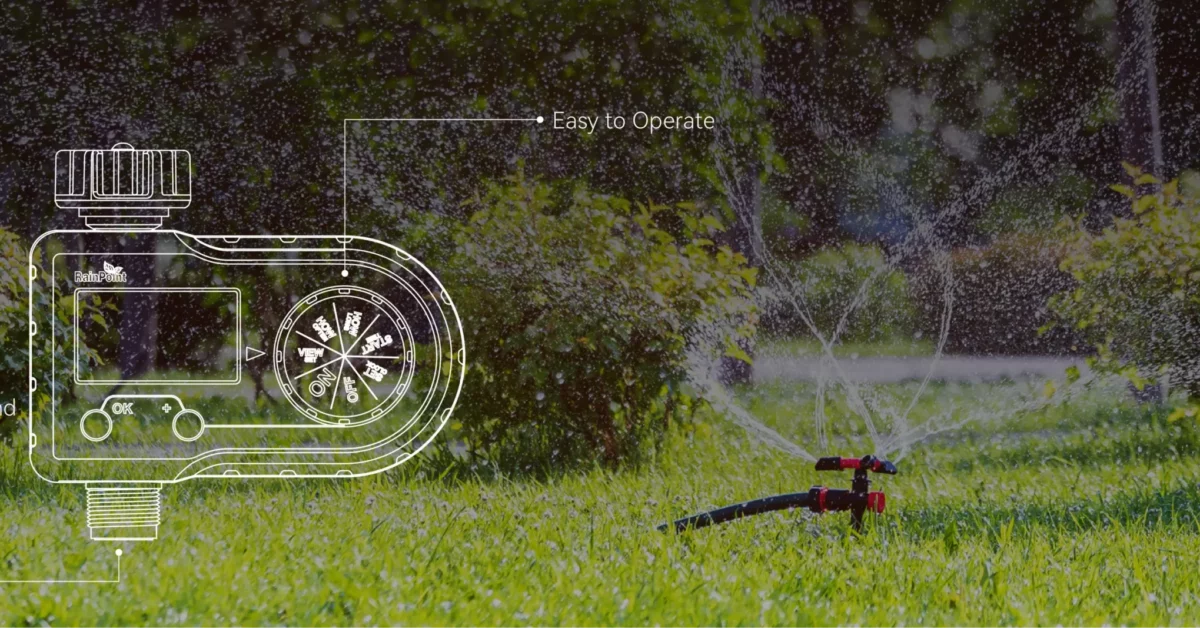 Digital irrigation timer - Rainpoint - Plant Care Tools