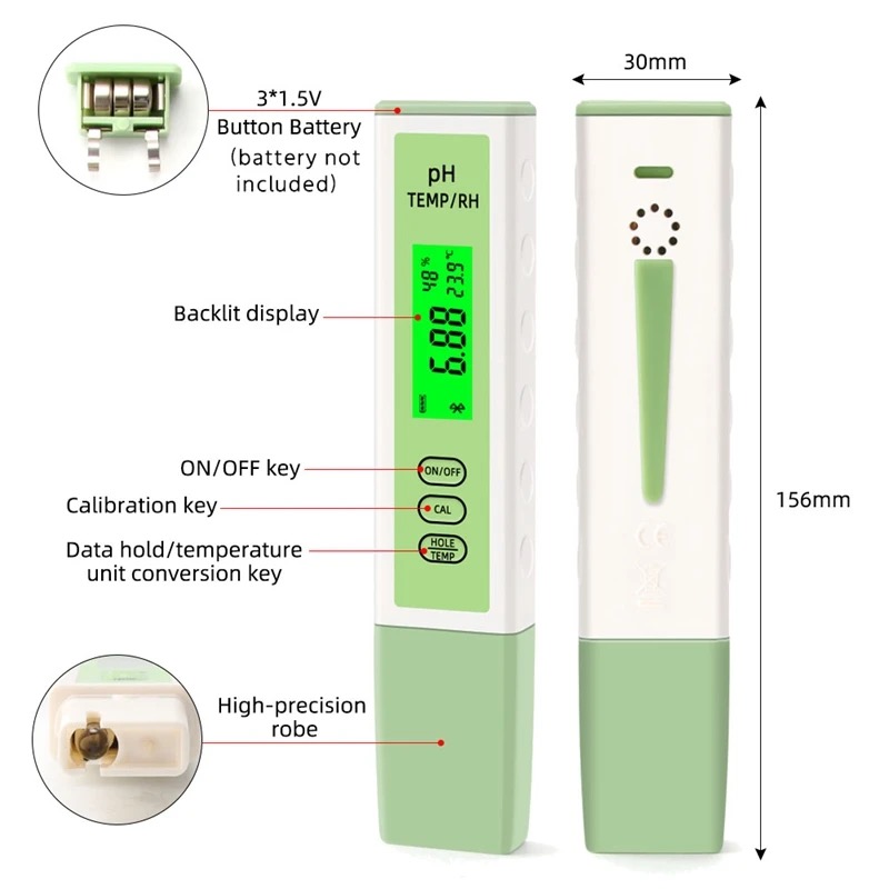 pH meter - For Water Testing - Plant Care Tools