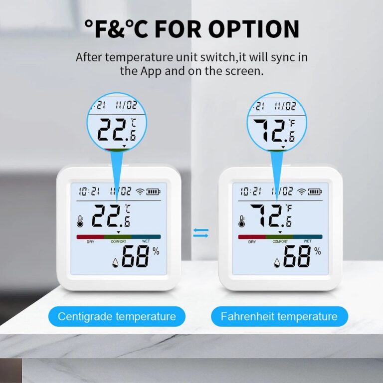 WiFi sensor temperature and humidity with Tuya Smart Life APP - Plant ...