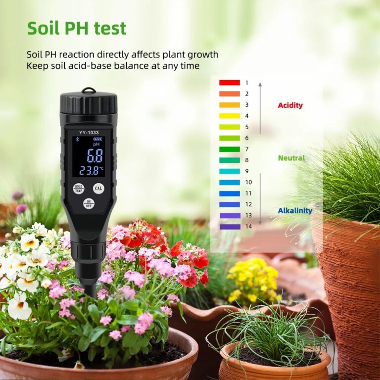 Digital N, P, K, pH Soil Test Kit - Plant Care Tools
