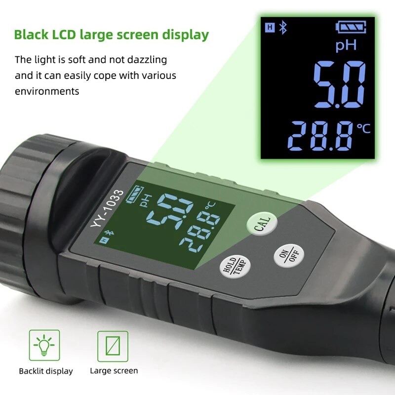 Bluetooth meter and data logger for pH and temperature in soil - Plant ...