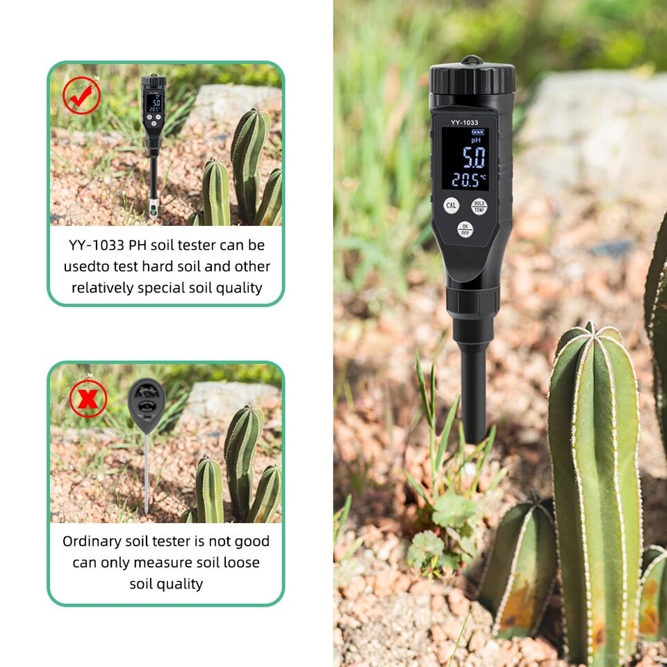 Bluetooth meter and data logger for pH and temperature in soil - Plant ...