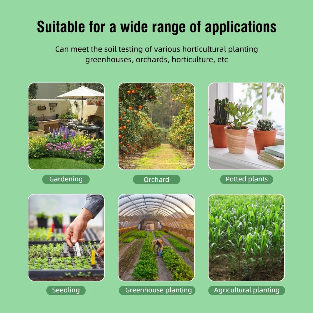 Testeur de sol : azote, phosphore, potassium (NPK) et température ...