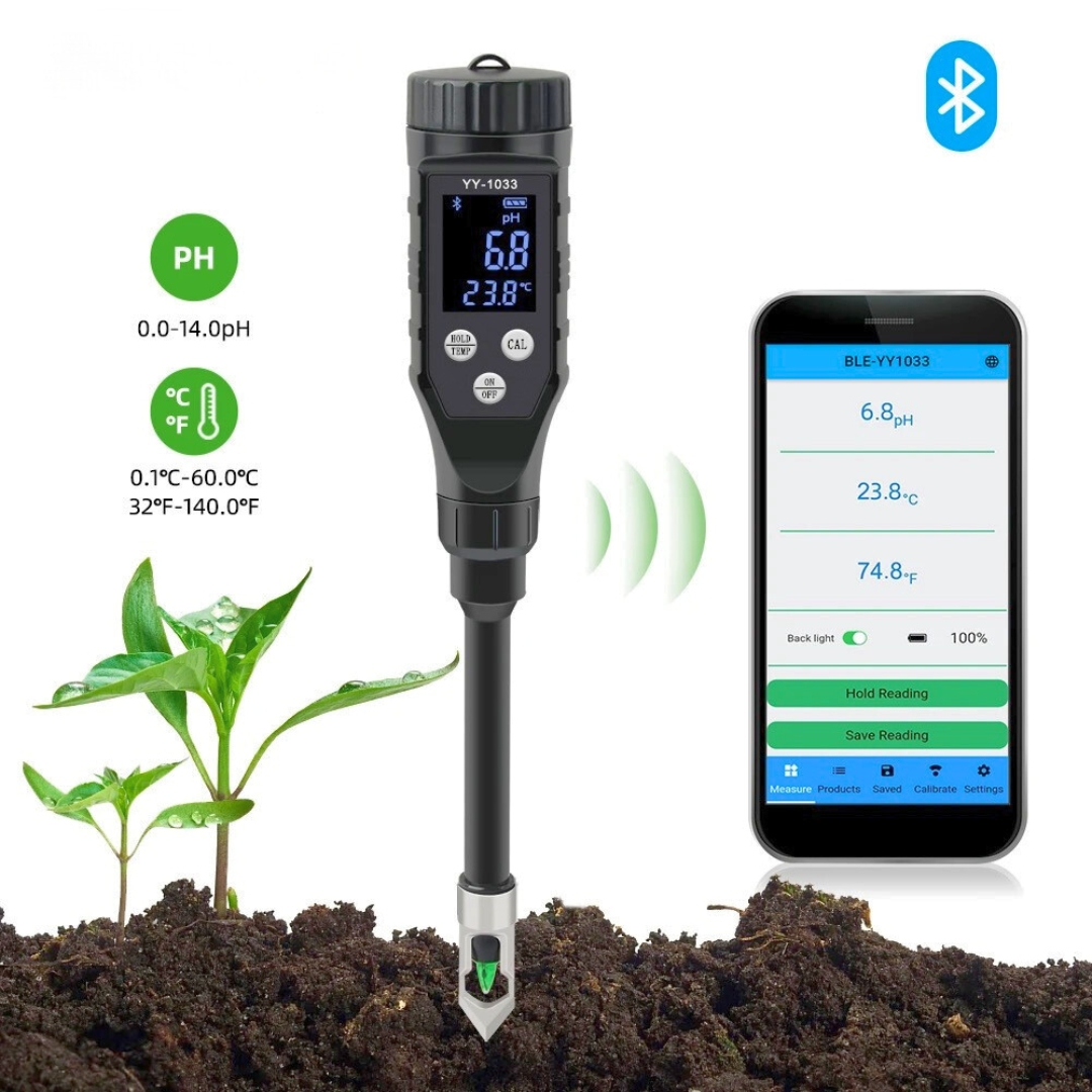 Digital N, P, K, pH Soil Test Kit - Plant Care Tools