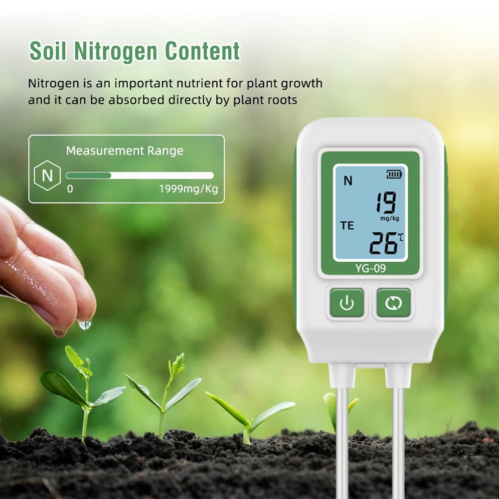 Soil tester: Nitrogen, Phosphorus, Potassium, (NPK) and Temperature ...